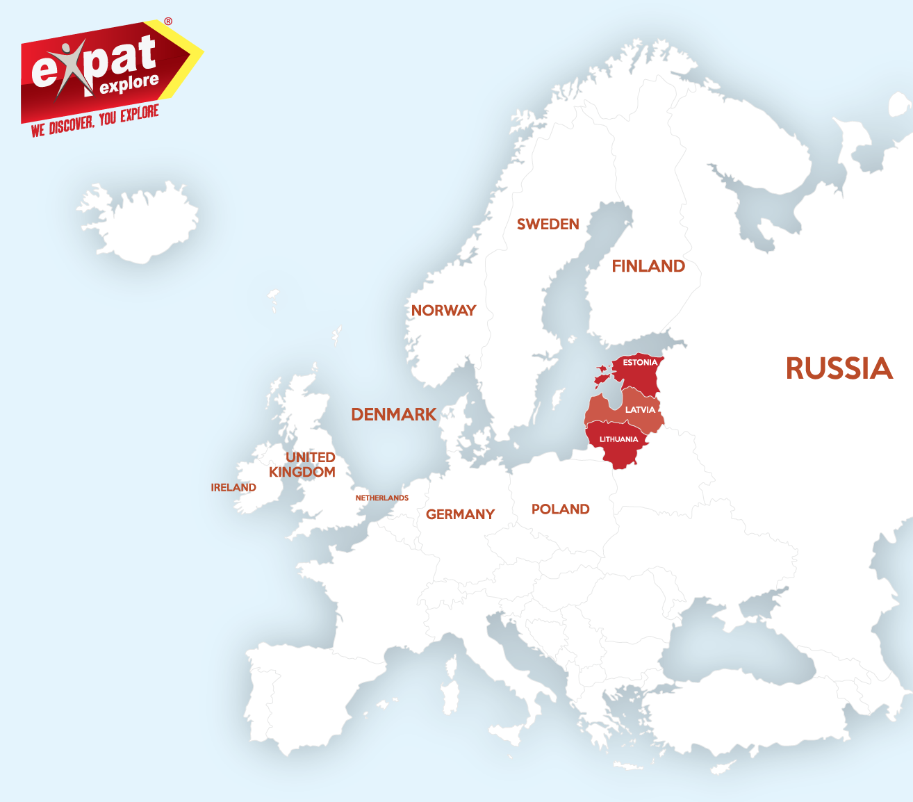 Europe Map Baltic States